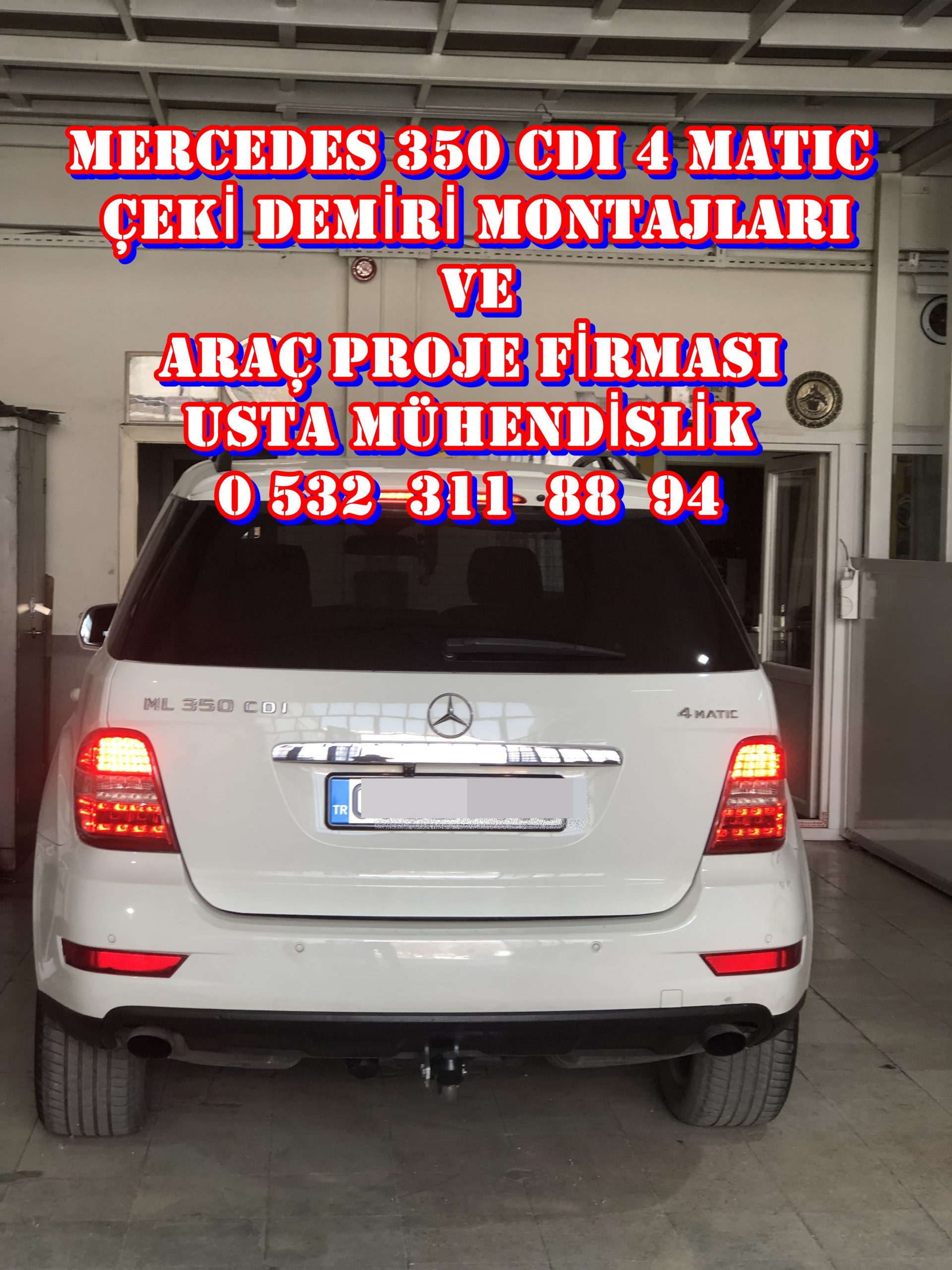 Mercedes araçlara ⇔ takma montajı araç proje ANKARA. Çeki Demiri ⇔ ...